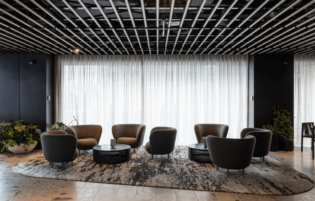 OpenSet Architectural Linings — Deloitte Centre Lobby, Auckland
