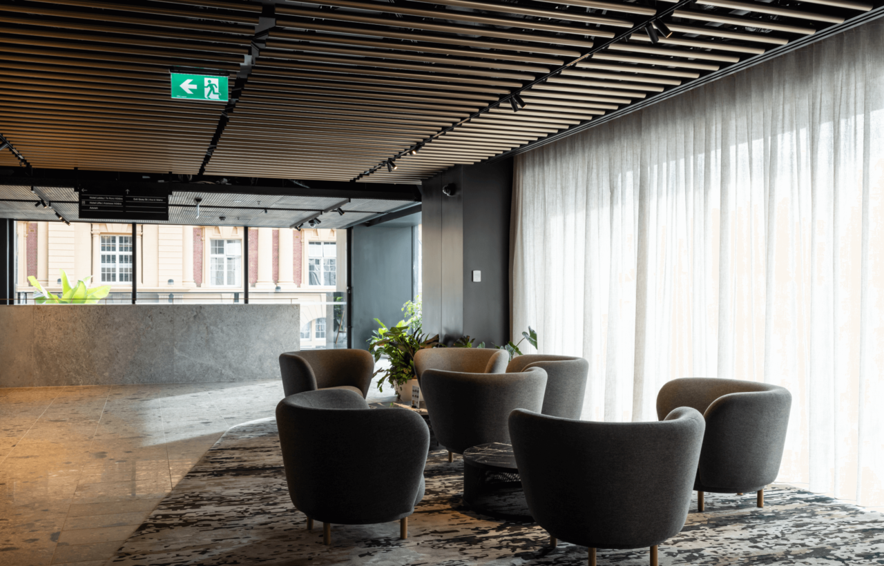OpenSet Architectural Linings — Deloitte Centre Lobby, Auckland